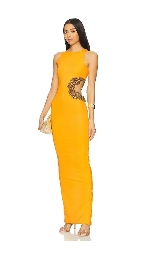 Bronx And Bronco Camila Maxi Dress - Yellow | Editorialist