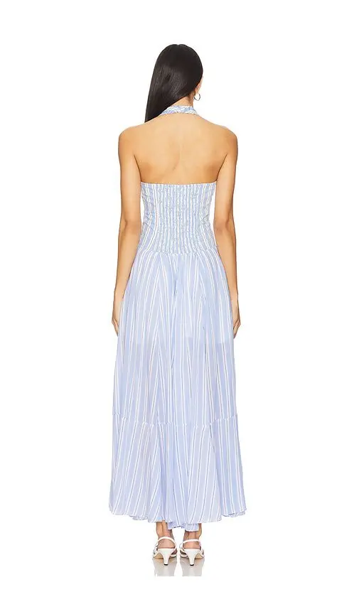 Swf Halter Vest Maxi Dress In Beach House - 63% Off | Editorialist