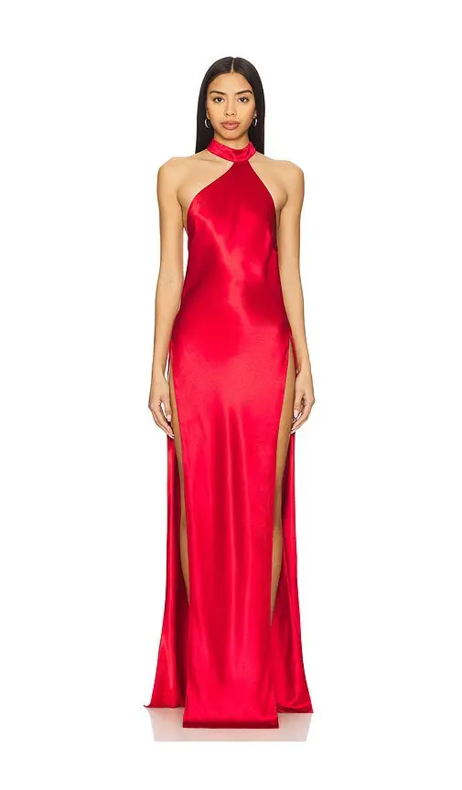 Retrofete Jagger Halterneck Gown