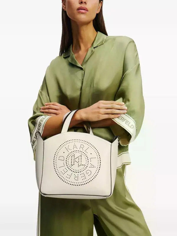 Karl Lagerfeld Small K/circle Bag - Neutrals