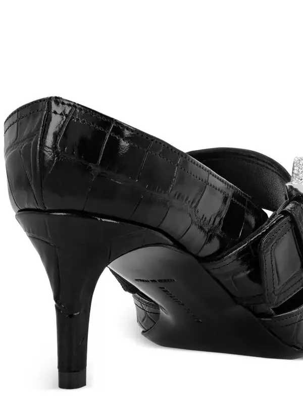 Philipp Plein Rhinestone Skull Pumps