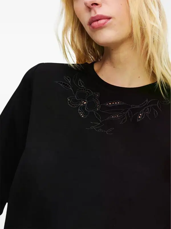Karl Lagerfeld Embroidered Sweatshirt