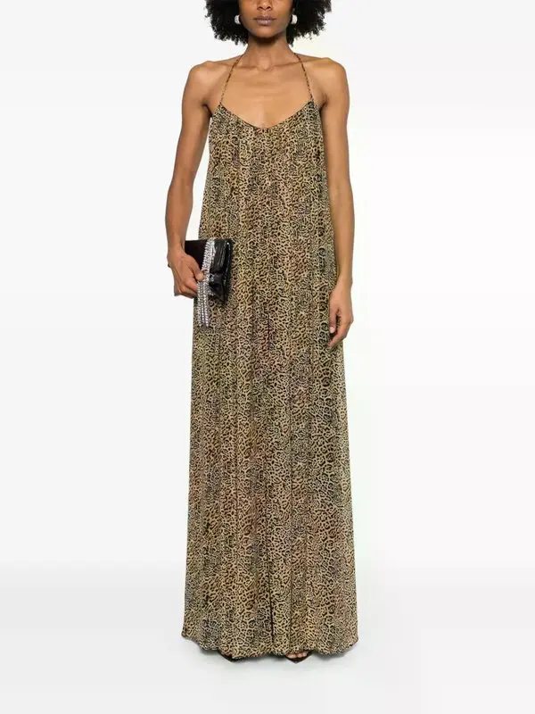 Amen Leopard-print Maxi Dress