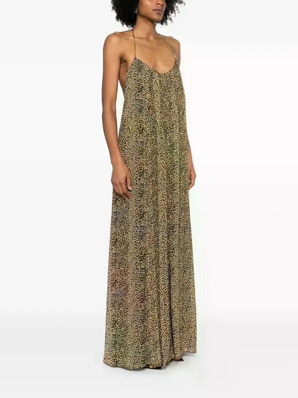 Amen Leopard-print Maxi Dress