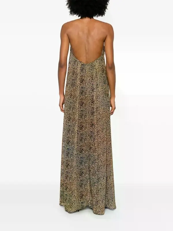 Amen Leopard-print Maxi Dress