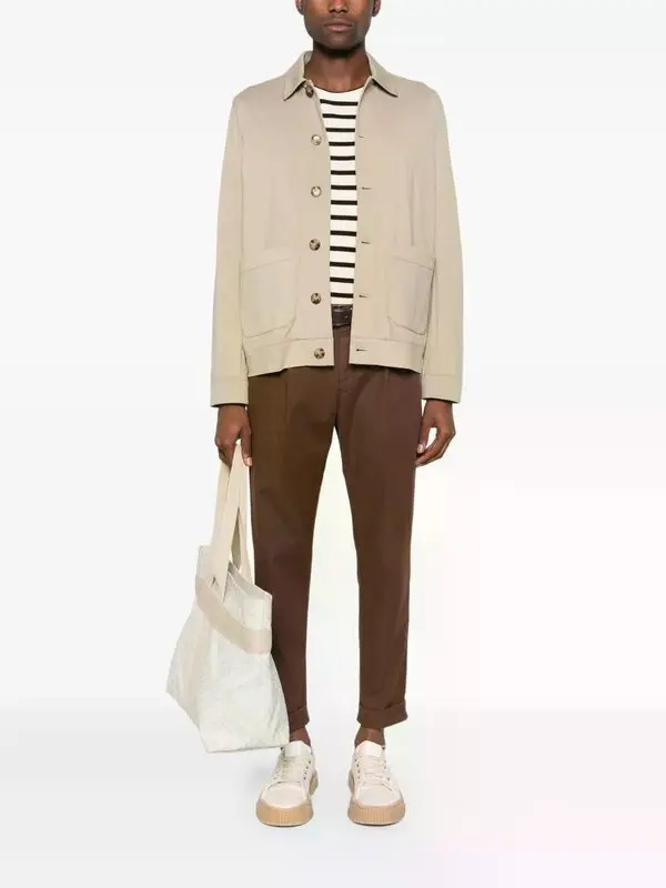 PT TORINO Tapered Trousers - Brown