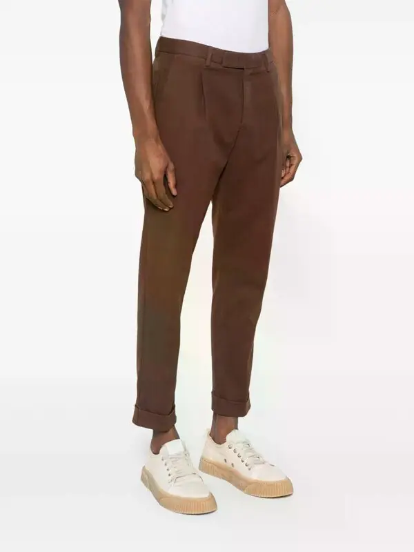 PT TORINO Tapered Trousers - Brown