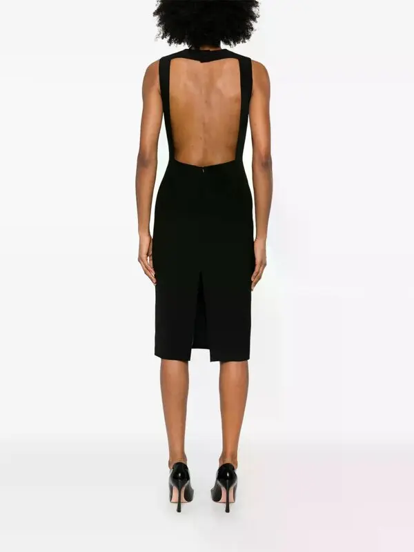 Moschino Open-back Midi Dress