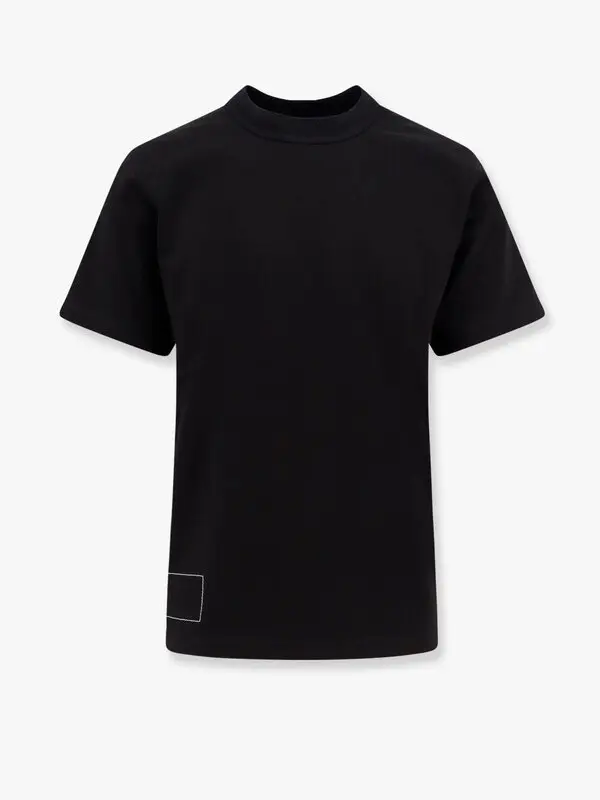 Sacai Cotton Tshirt With Logo On The Back