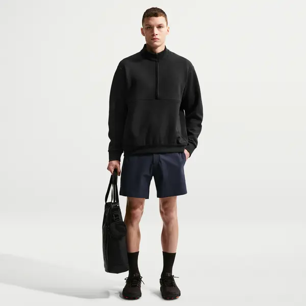 Nike 24.7 Impossiblysoft Dri-fit 1/2-zip Top - Black