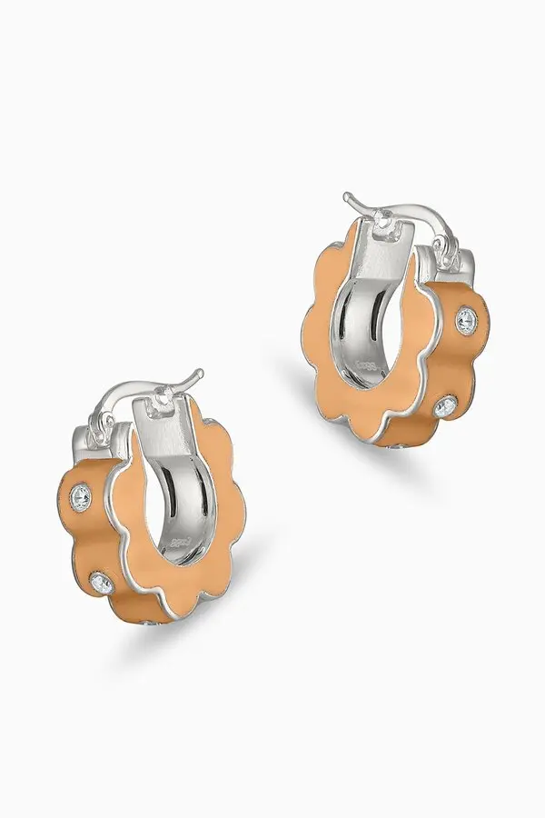 ETIQ Garden Hoop Earrings - Floral