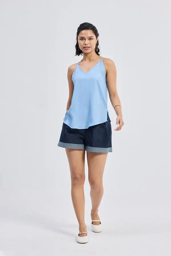 REISTOR Endless Sunday Denim Top - Blue
