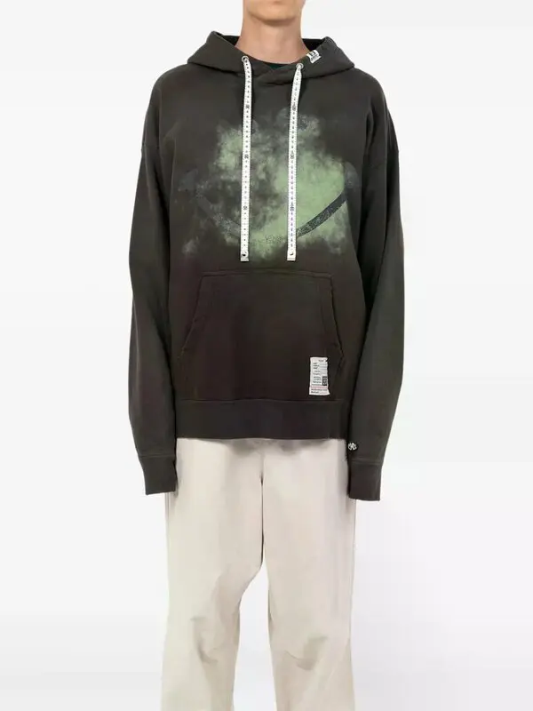 Mihara Yasuhiro Smile Face-print Hoodie