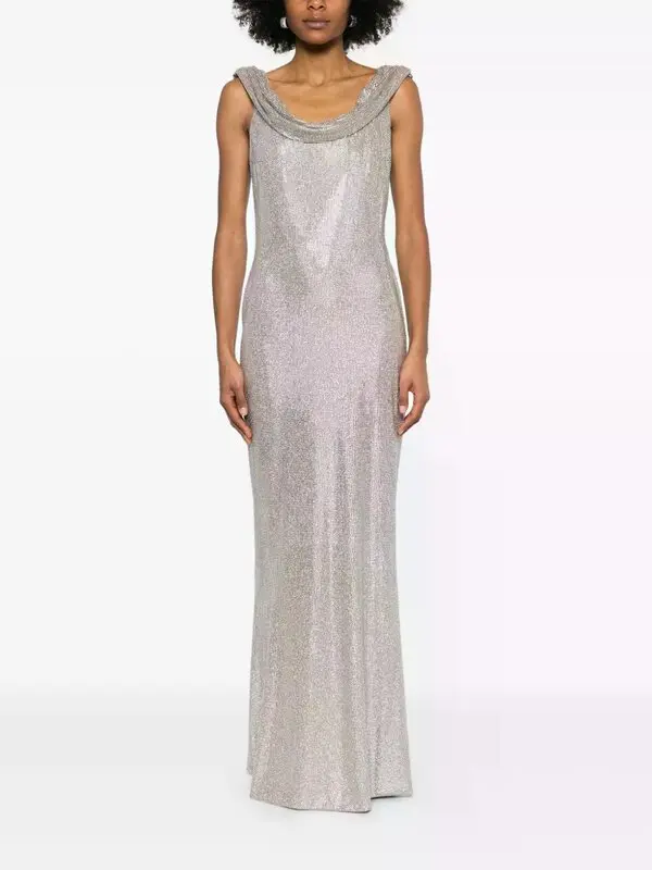 Giuseppe Di Morabito Crystal-embellished Gown - Neutrals
