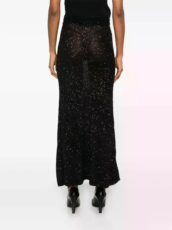 Balenciaga Sequinned Midi Skirt