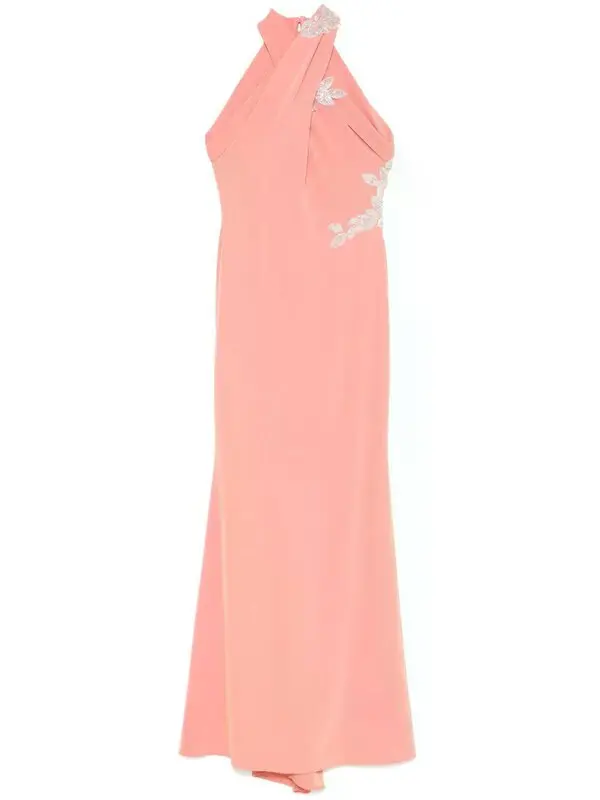 CRISTALLINI Stretch-crepe Maxi Dress