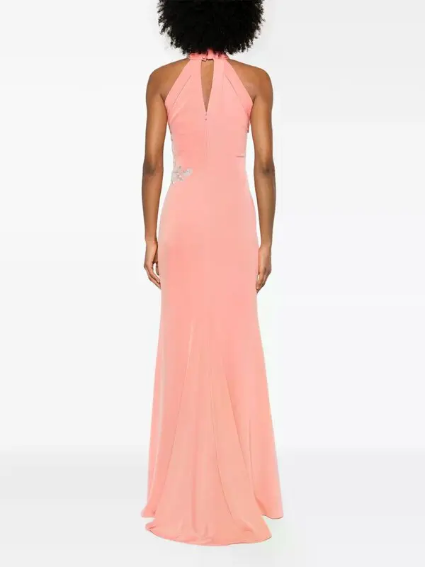 CRISTALLINI Stretch-crepe Maxi Dress