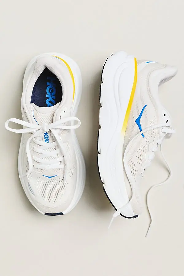 HOKA® Bondi Sneakers - White / Grout