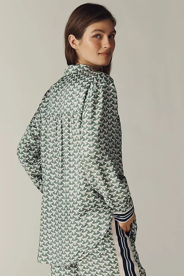 Maeve Rudi Silken Buttondown Shirt