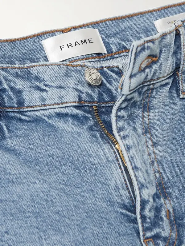 FRAME The Borrowed High-rise Slim-leg Jeans