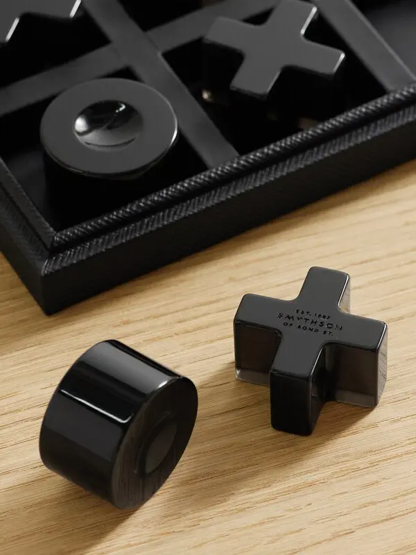 Smythson Textured-leather Noughts And Crosses Set