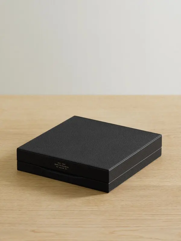 Smythson Textured-leather Noughts And Crosses Set