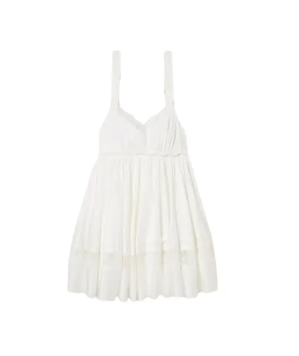 Aje Chant Lace-trimmed Mini Dress