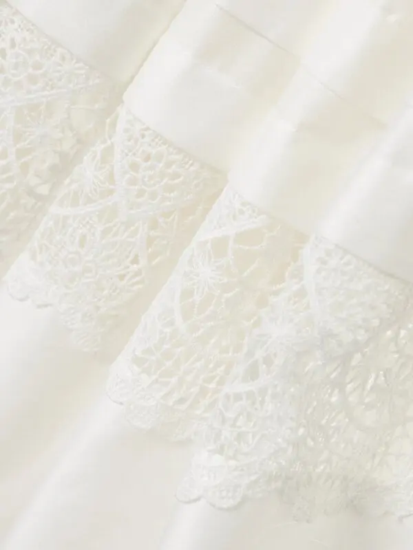 Aje Chant Lace-trimmed Mini Dress