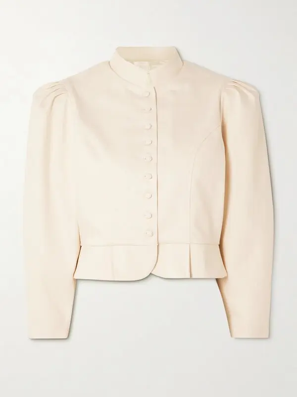 DESTREE Amoako Peplum Jacket - Neutrals