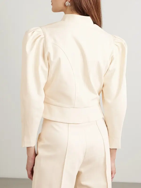 DESTREE Amoako Peplum Jacket - Neutrals