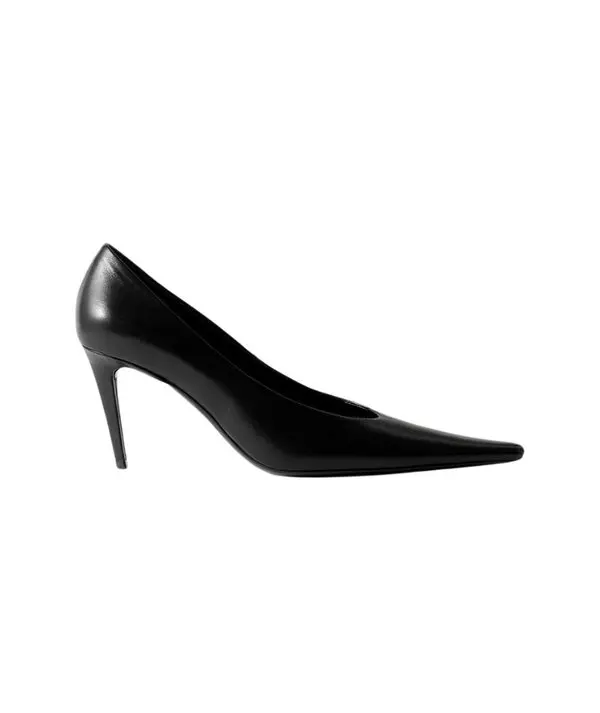 Saint Laurent - SAINT LAURENT Anne Marie Leather Pumps