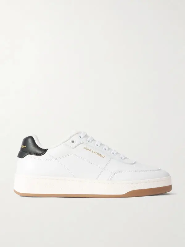 Saint Laurent Sl/61 Logo-print Leather Sneakers