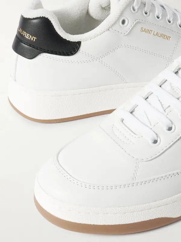 Saint Laurent Sl/61 Logo-print Leather Sneakers