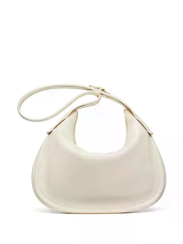 Valentino Garavani Small Leather Go-hobo Shoulder Bag - White