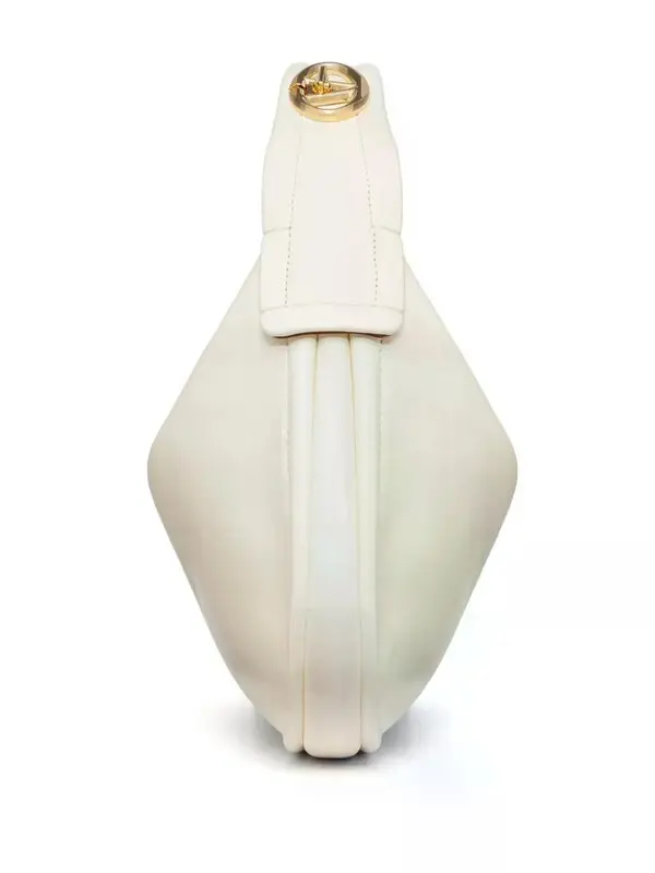 Valentino Garavani Small Leather Go-hobo Shoulder Bag - White