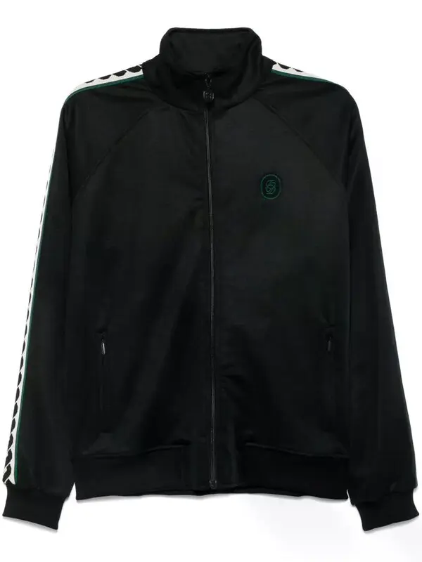 Drole De Monsieur Side-stripe Track Jacket - Black