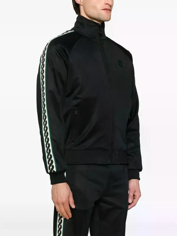 Drole De Monsieur Side-stripe Track Jacket - Black