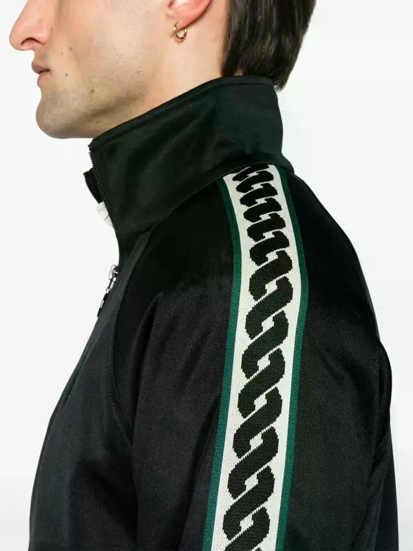 Drole De Monsieur Side-stripe Track Jacket - Black