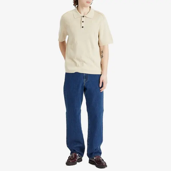 Paul Smith Relaxed Fit Embroidered Stripe Denim Jeans