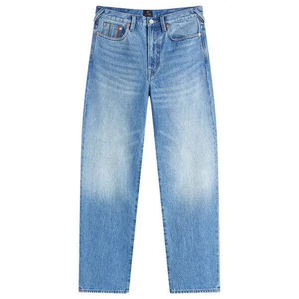Paul Smith Relaxed Fit Embroidered Stripe Denim Jeans