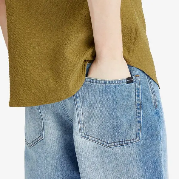 Paul Smith Relaxed Fit Embroidered Stripe Denim Jeans