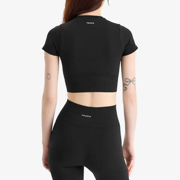 4TH & RECKLESS Brogan Sports Crop Top - Black