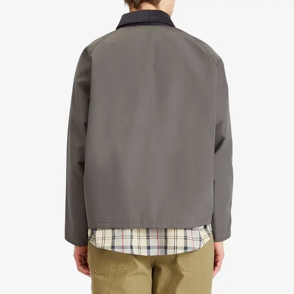Barbour Os Reversible Transporter Jacket - Ashpalt Grey