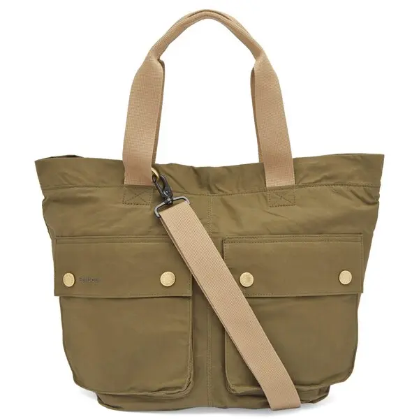 Barbour Heritage+ Transport Carry All Tote Bag - Dusky Green