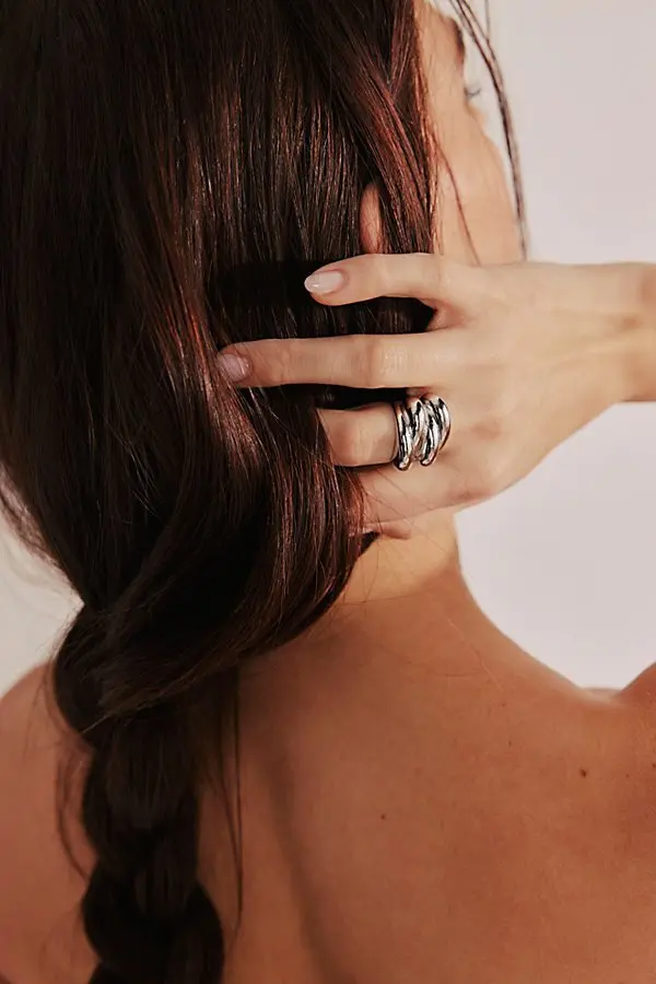 Free People Willis Statement Ring - Silver