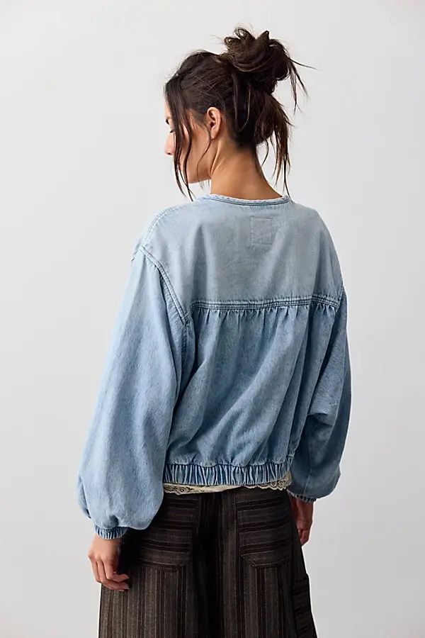Free People We The Free Layla Denim Jacket