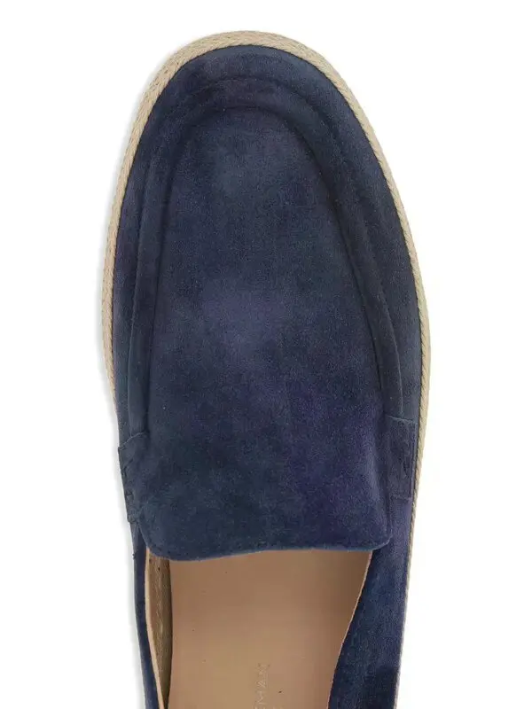 STUART WEITZMAN Suede Loafers
