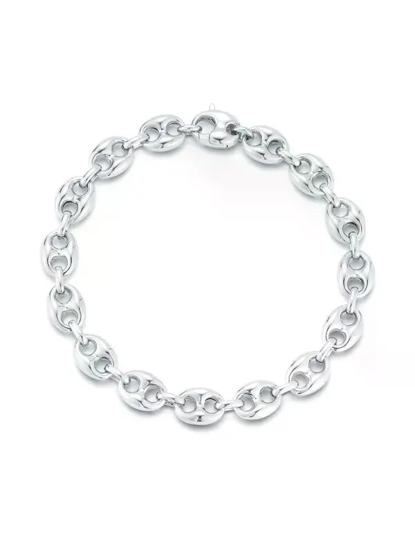 Mateo Puff Link-chain Bracelet - Silver