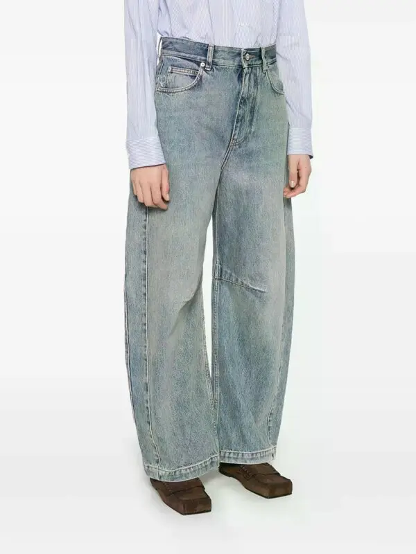 Loewe Anagram Barrel Jeans - Blue