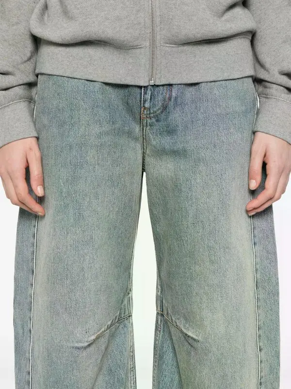 Loewe Anagram Barrel Jeans - Blue